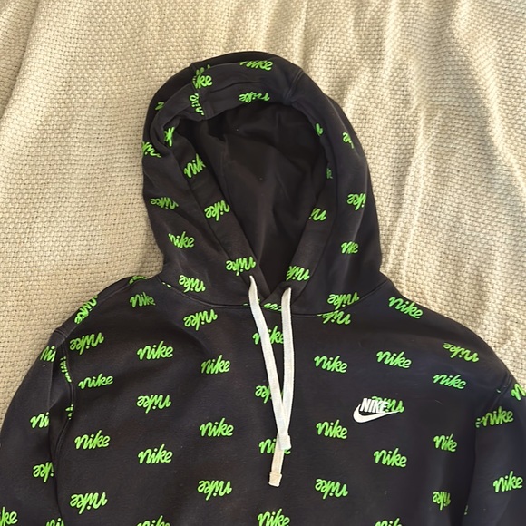Nike | Tops | Limited Edition Nike Cursive Hoodie Fleece | Poshmark